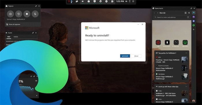Cách cài đặt/gỡ cài đặt widget Microsoft Edge Game Assist trên Windows 11