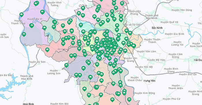 Hướng dẫn dùng bản đồ số điểm thi tốt nghiệp THPT - QuanTriMang.com