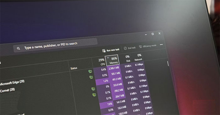Process Explorer - QuanTriMang.com