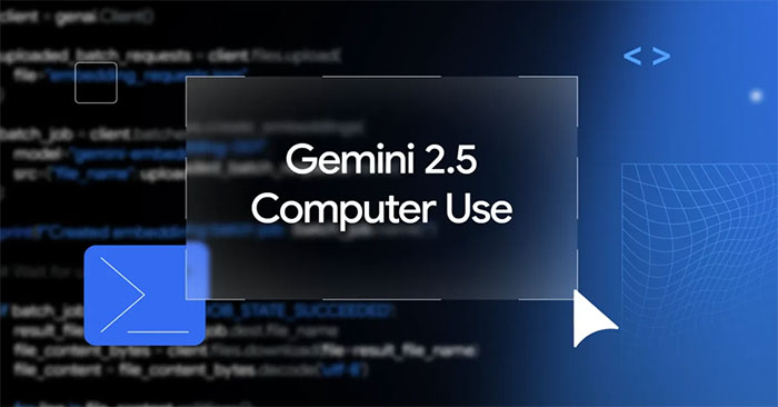 Google ra mắt Gemini 2.5 Computer Use: Mô hình AI vượt trội trong điều khiển giao diện web và di ...