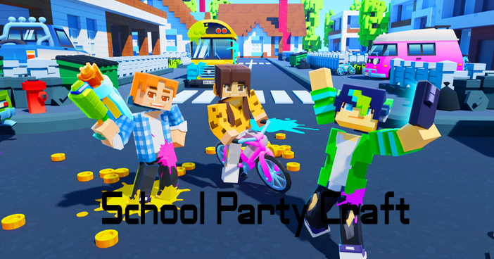 School Party Craft QuanTriMang