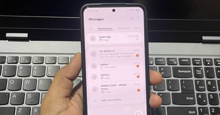 Samsung Messages vẫn còn một tính năng độc quyền mà Google chưa thể bắt ...